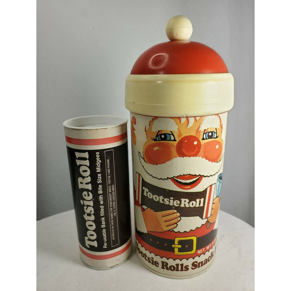 Tootsie Roll | Holiday | Vintage Tootsie Roll Christmas Santa Cardboard ...